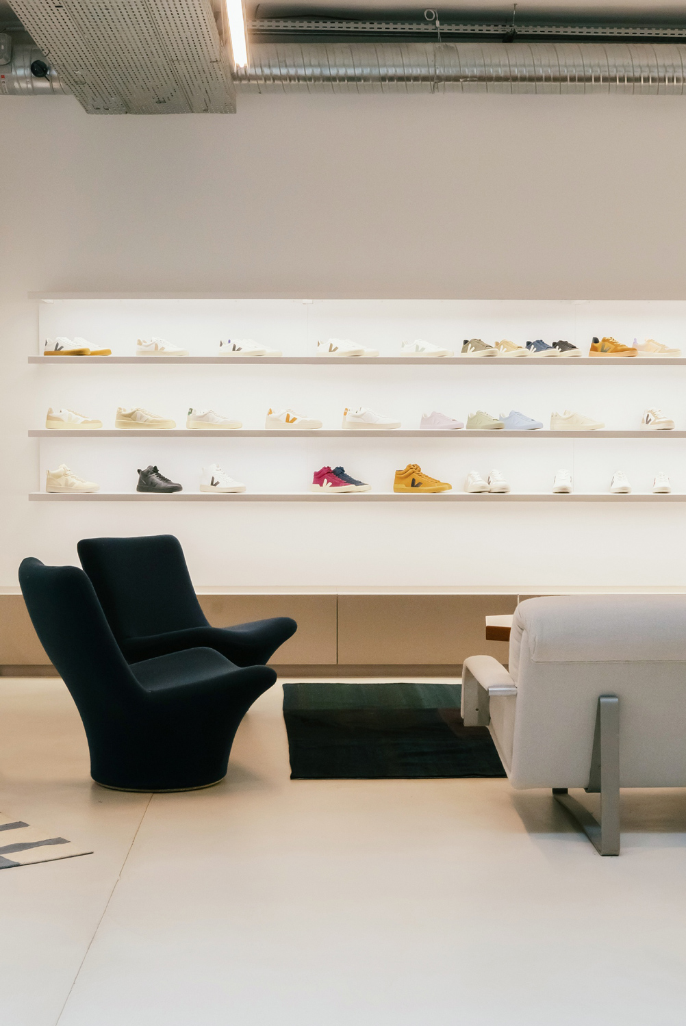 Veja-Büros in Paris - Fußböden und Wandfliesen - Ideal Work